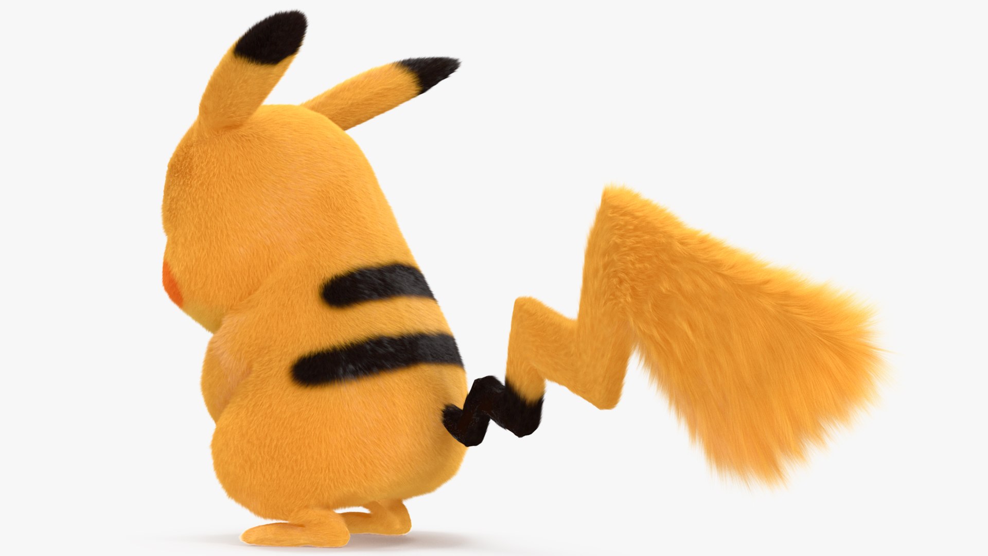 Pikachu Character Sad Fur 3D model - TurboSquid 2088633