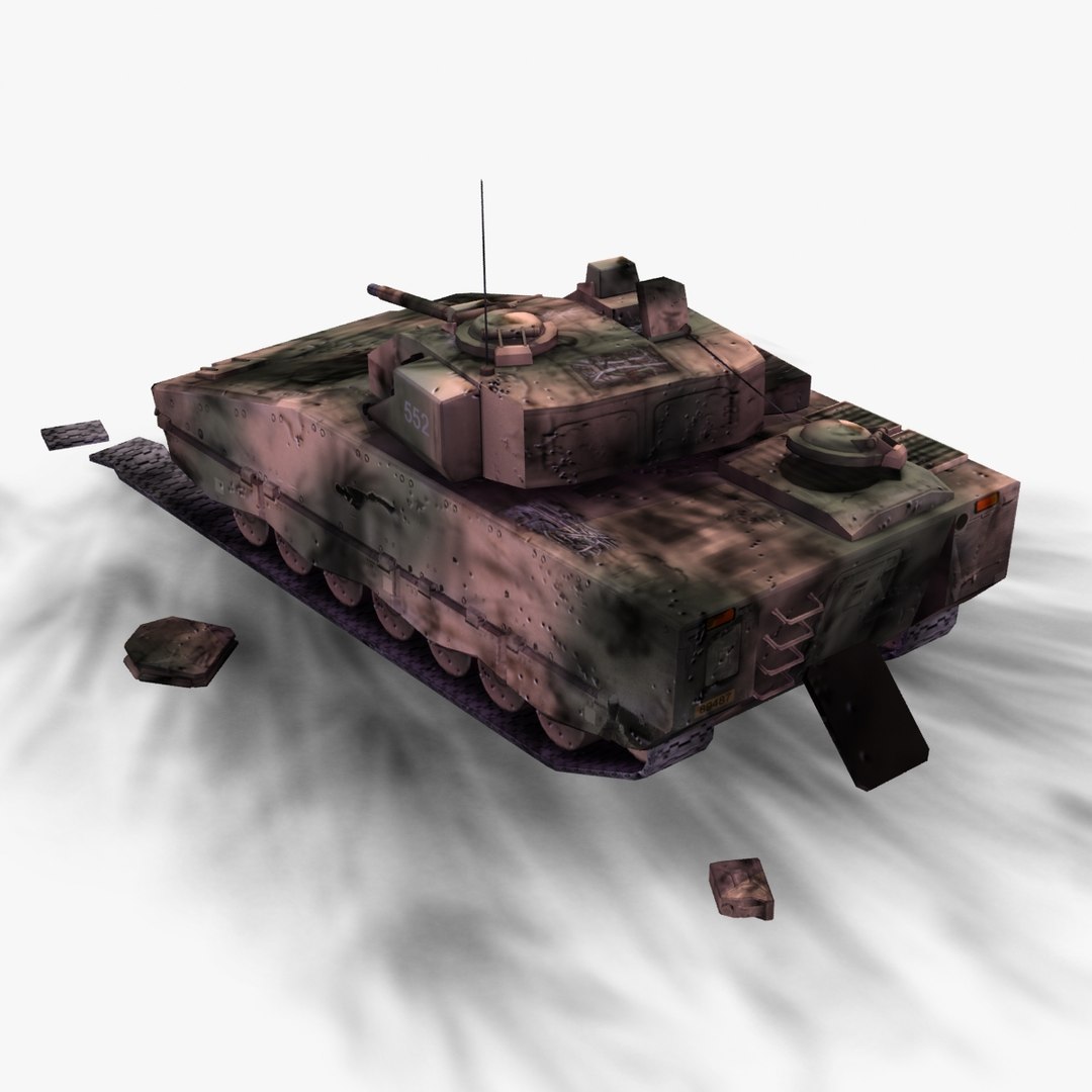 Destroyed Cv90 3d 3ds