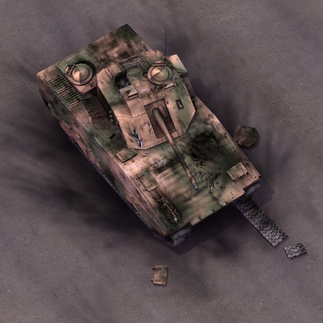 Destroyed Cv90 3d 3ds