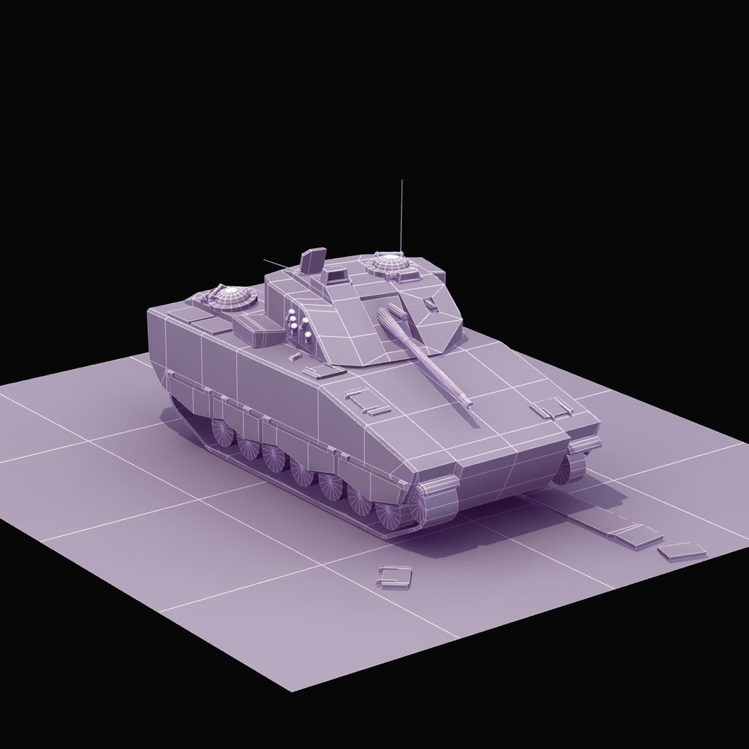 Destroyed Cv90 3d 3ds