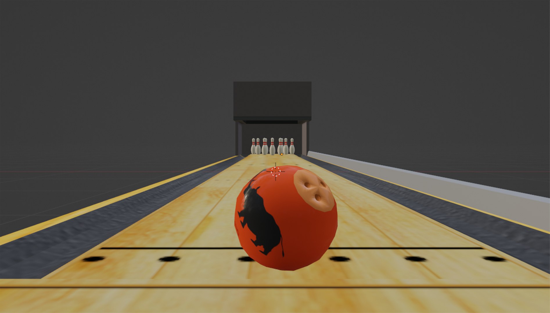Low Poly Bowling Lane 3D Model - TurboSquid 2110770