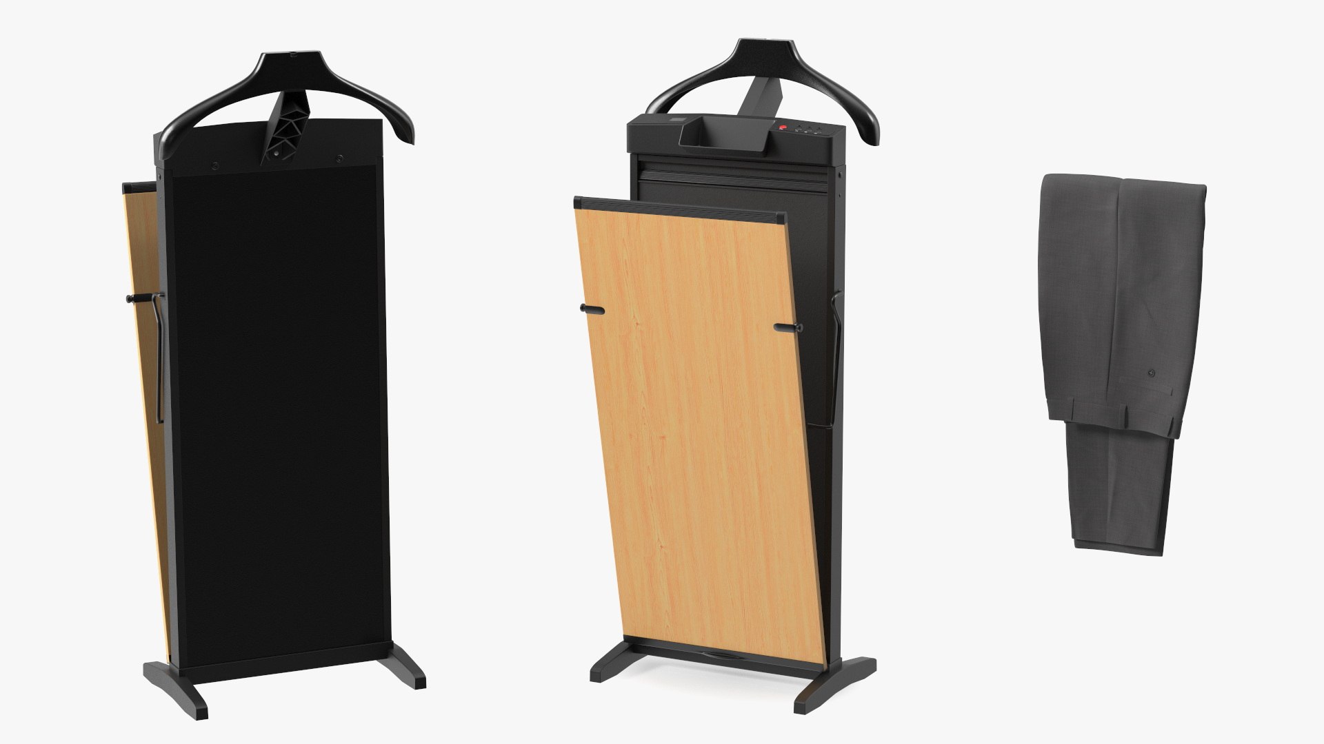 Trouser Press Light Wood Trim And Pants 3D - TurboSquid 2319047
