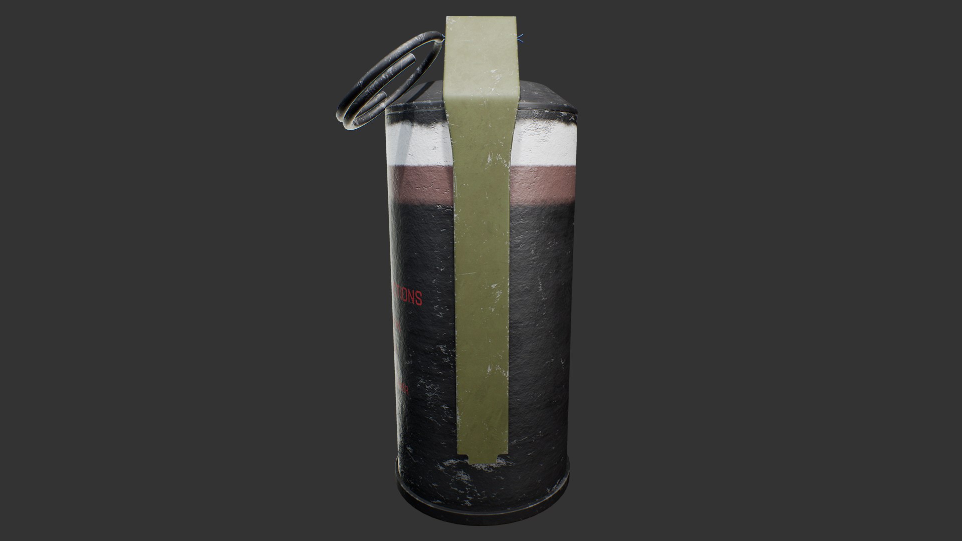 Mk141 Stun Grenade 3D Model - TurboSquid 1835038