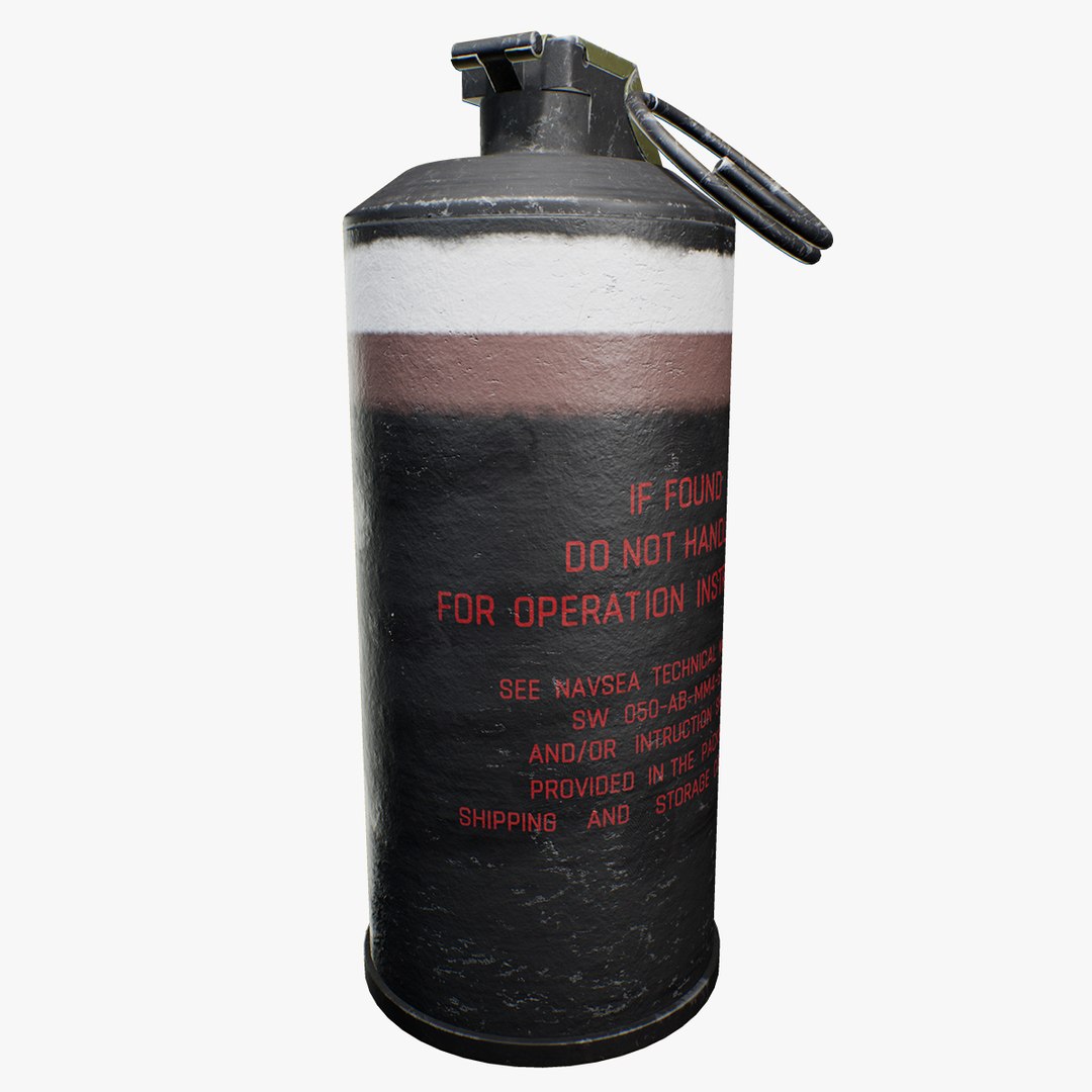 Mk141 Stun Grenade 3D Model - TurboSquid 1835038