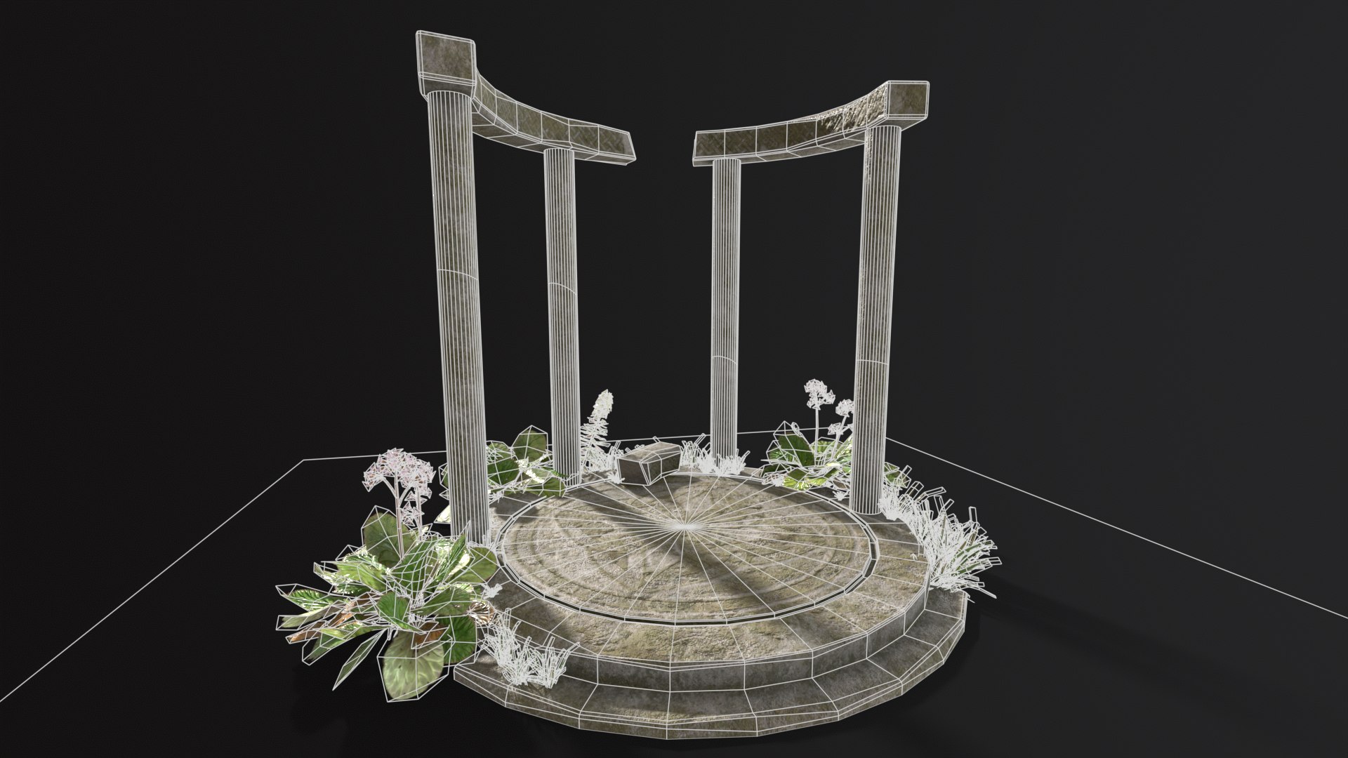 3D Model Stone Sanctuary - TurboSquid 2222758