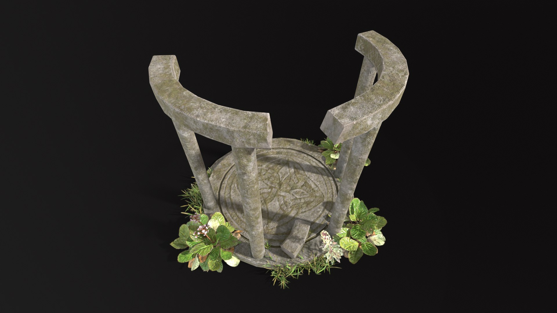 3D Model Stone Sanctuary - TurboSquid 2222758