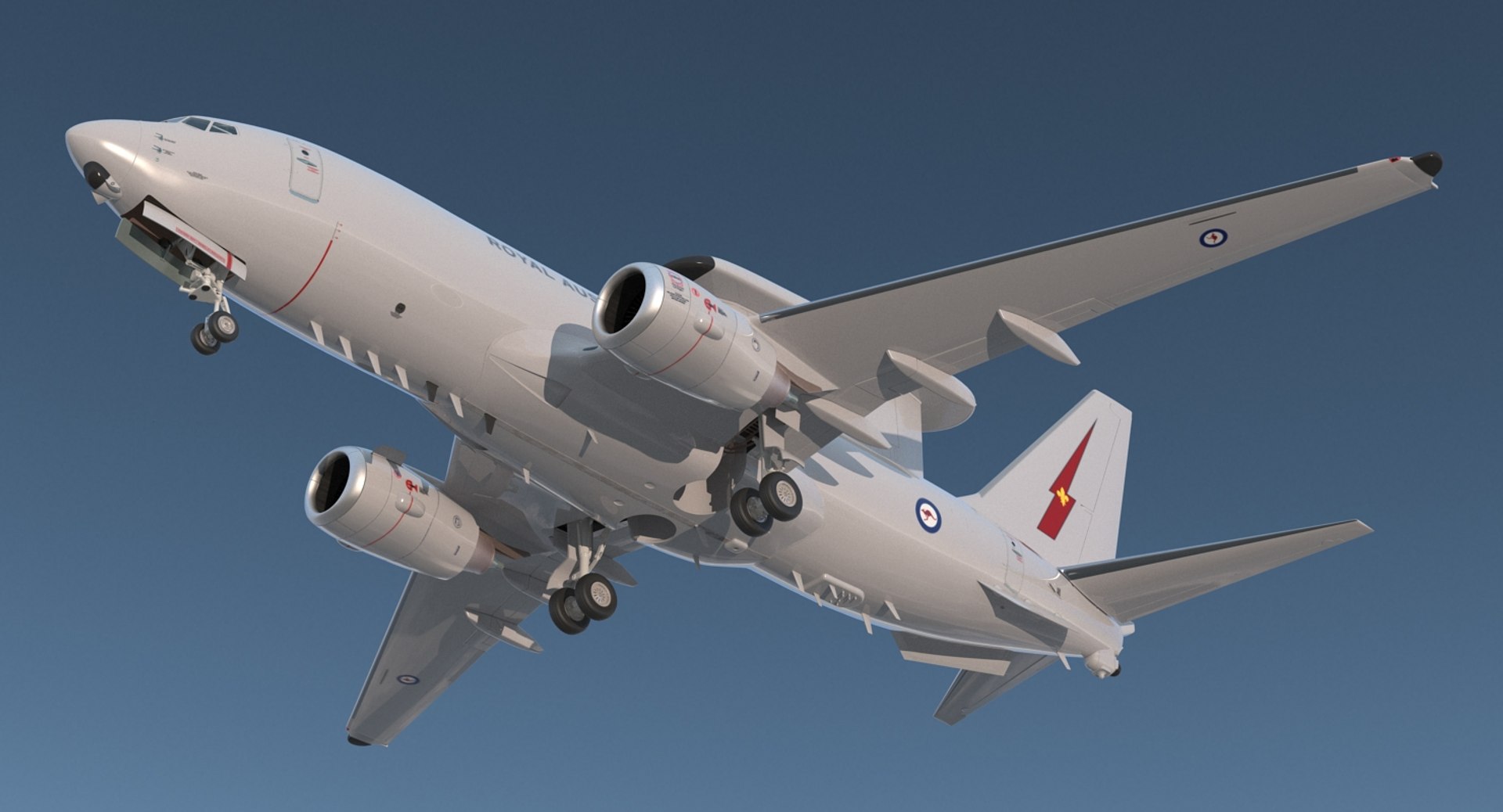 Boeing 737 Wedgetail Royal 3D - TurboSquid 1373727