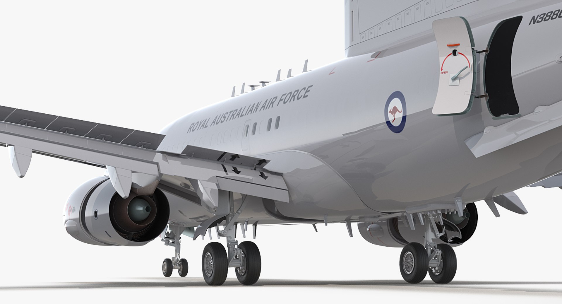 Boeing 737 wedgetail royal 3D - TurboSquid 1373727