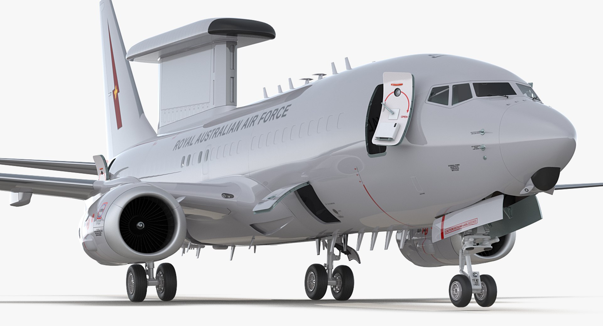 Boeing 737 wedgetail royal 3D - TurboSquid 1373727