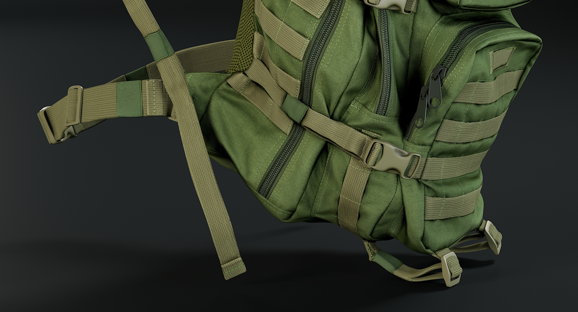 3D realistic camping backpack 1 - TurboSquid 1442722