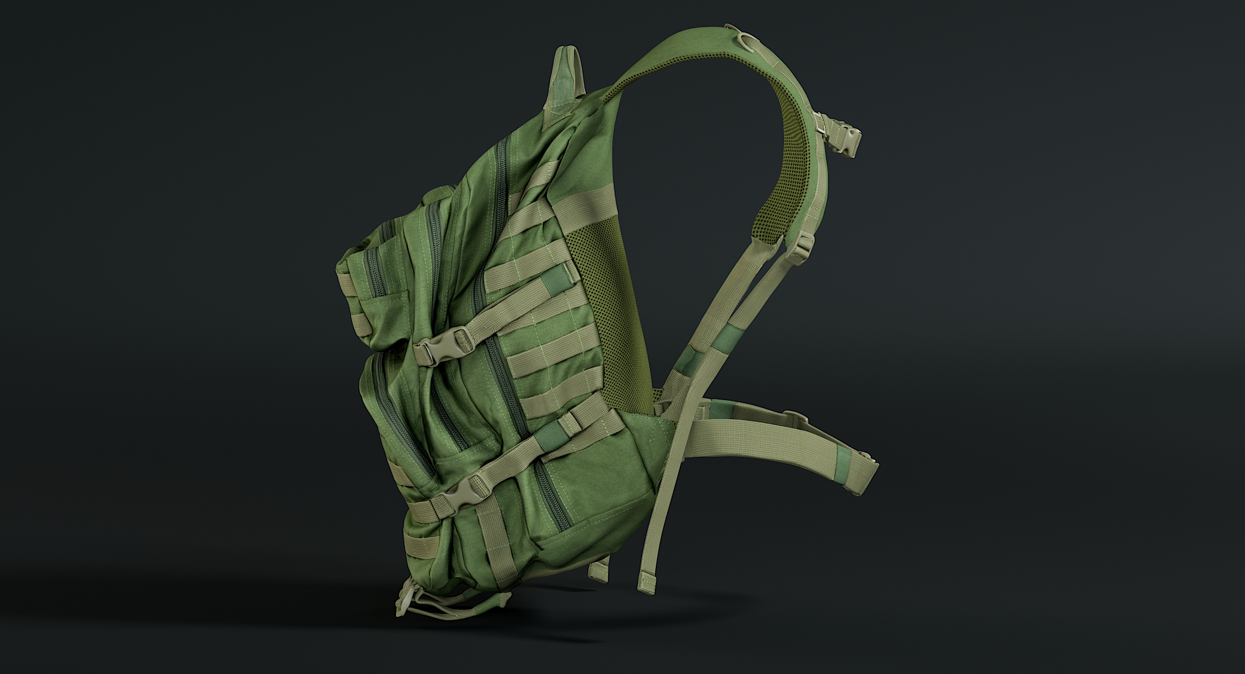 3D realistic camping backpack 1 - TurboSquid 1442722