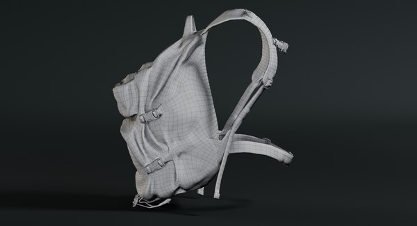 3D realistic camping backpack 1 - TurboSquid 1442722