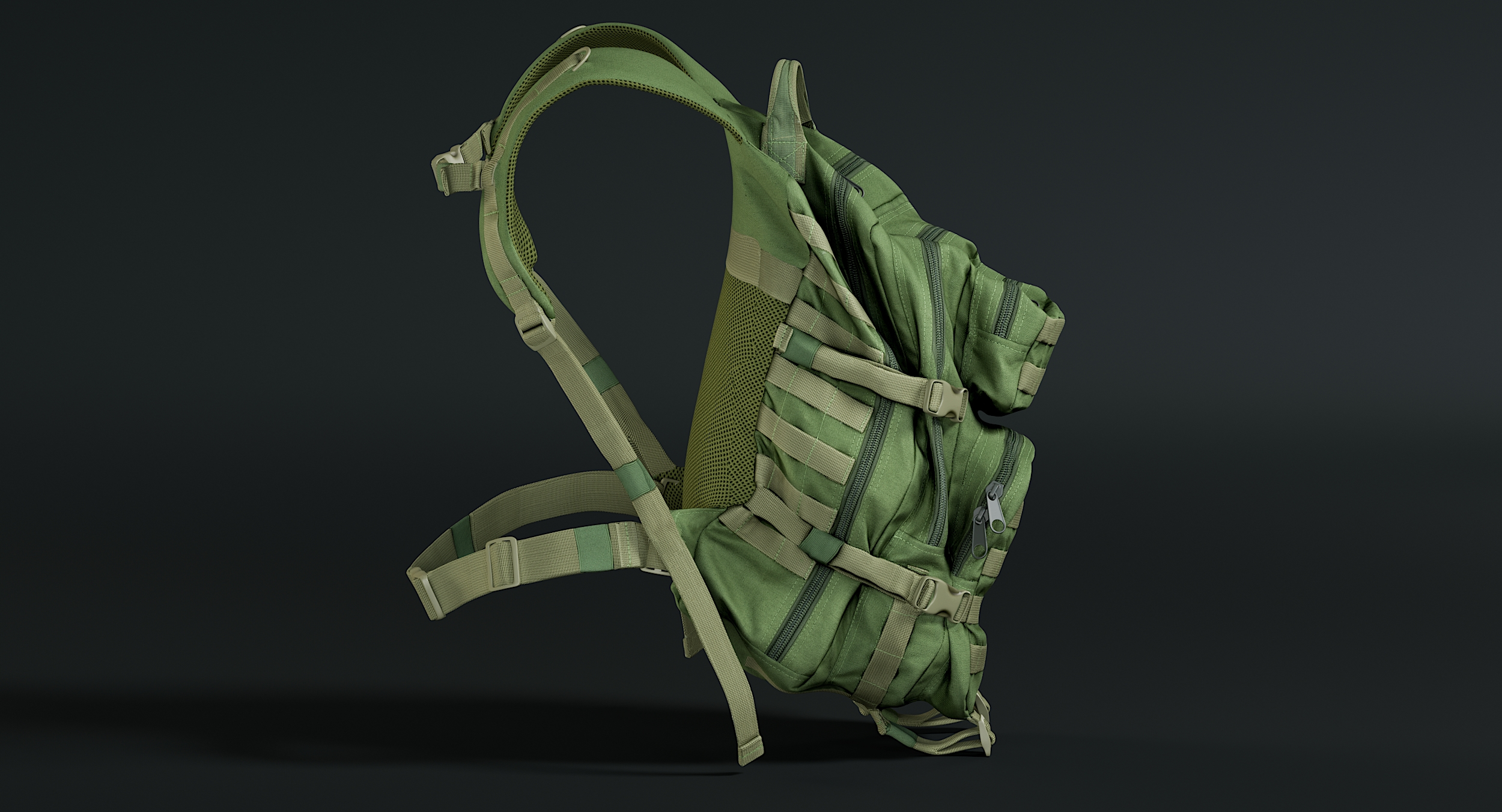3D realistic camping backpack 1 - TurboSquid 1442722