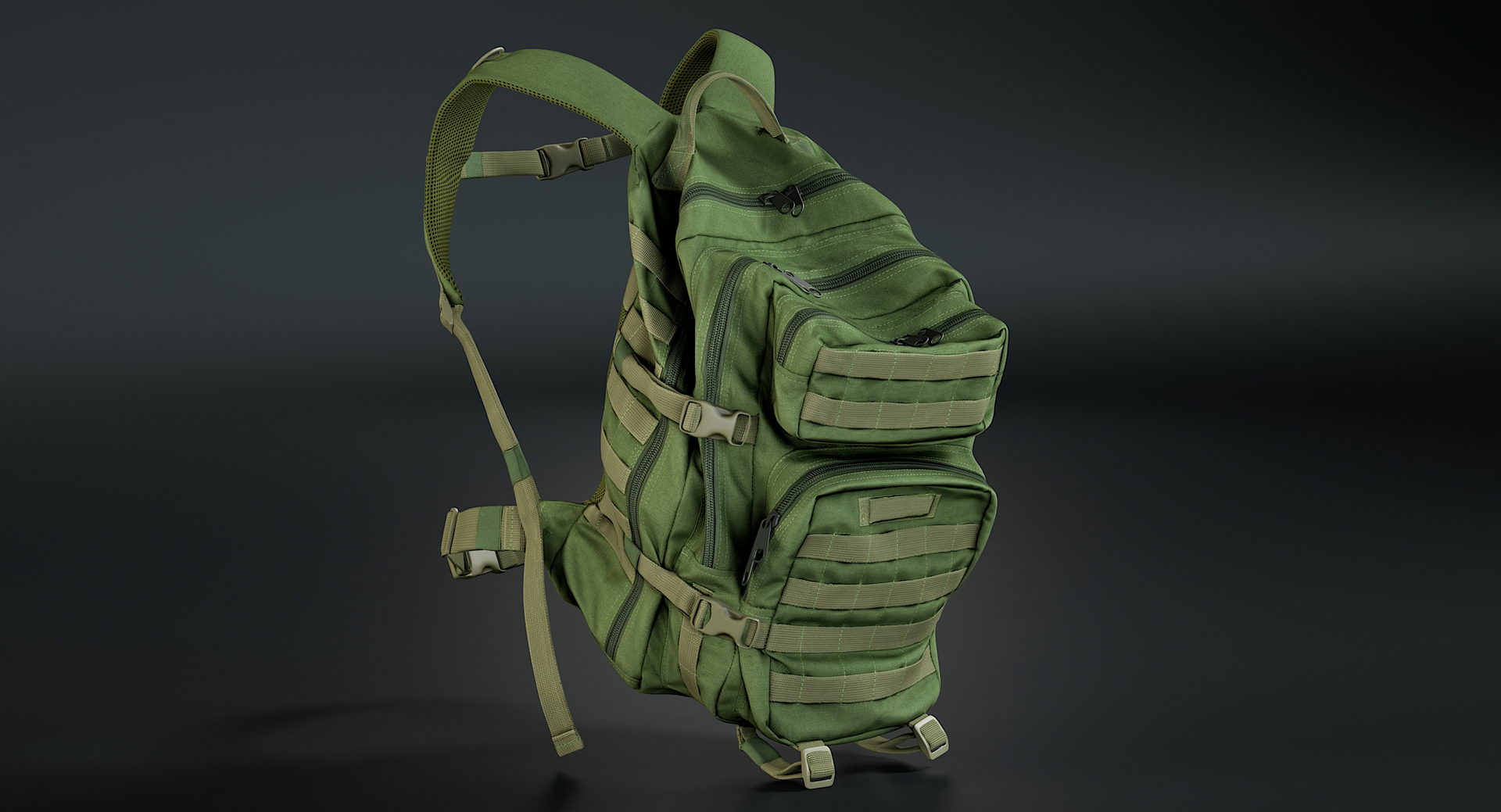 3D realistic camping backpack 1 - TurboSquid 1442722