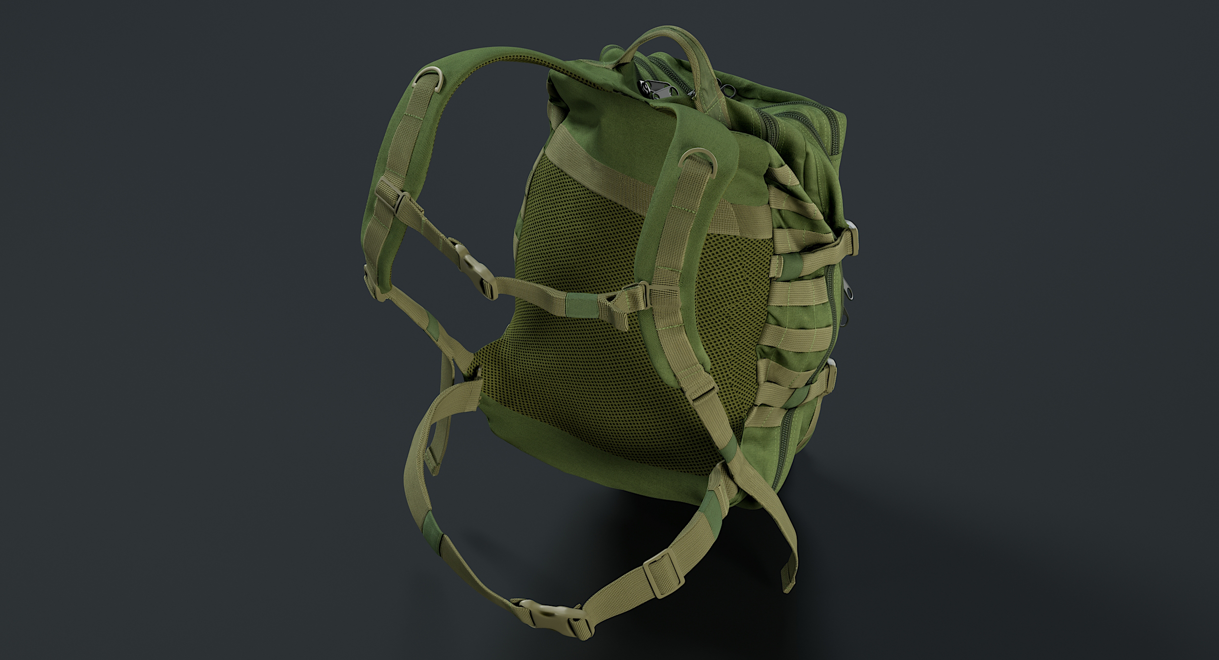 3D realistic camping backpack 1 - TurboSquid 1442722