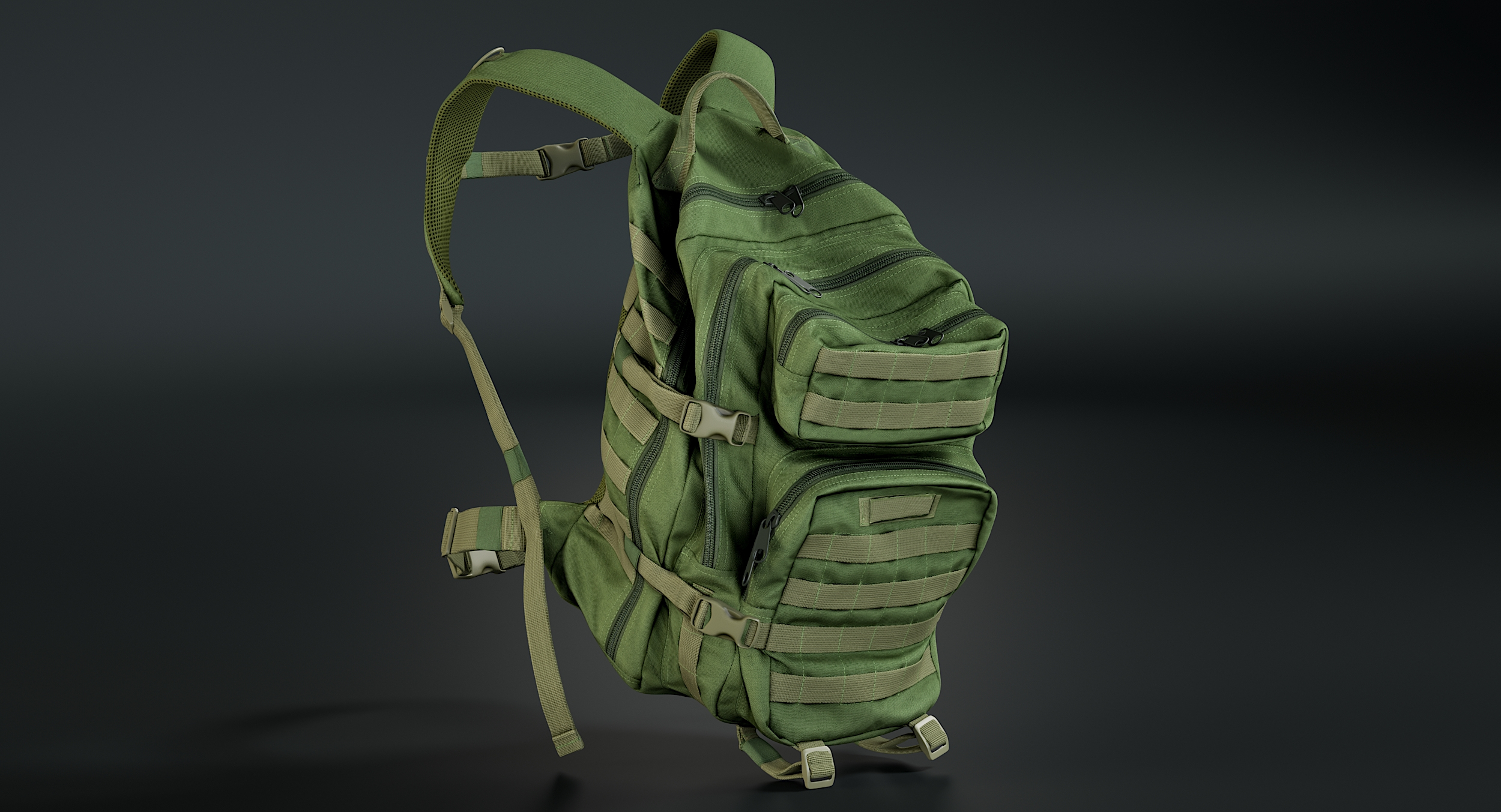 3D realistic camping backpack 1 - TurboSquid 1442722