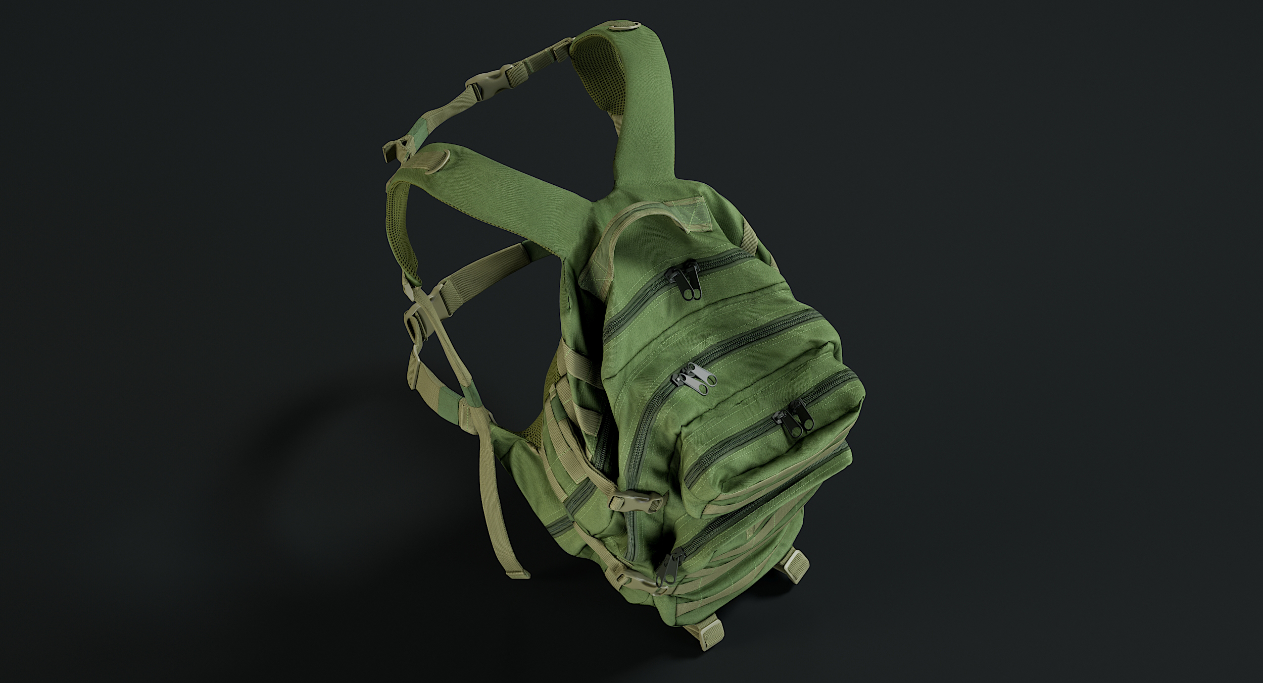3D realistic camping backpack 1 - TurboSquid 1442722