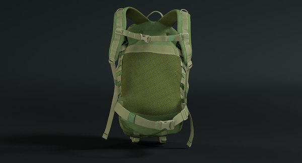 3D realistic camping backpack 1 - TurboSquid 1442722