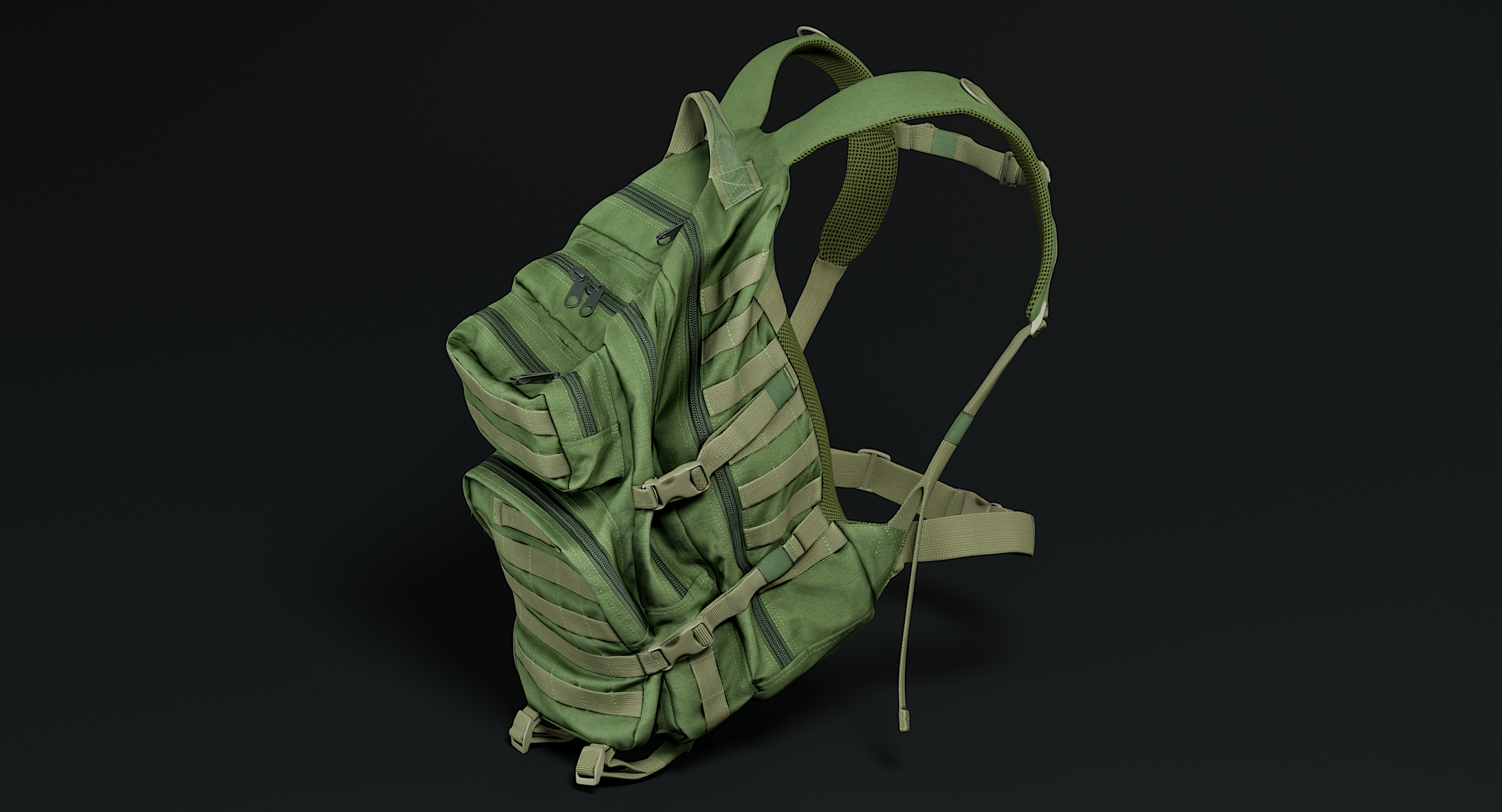 3D realistic camping backpack 1 - TurboSquid 1442722