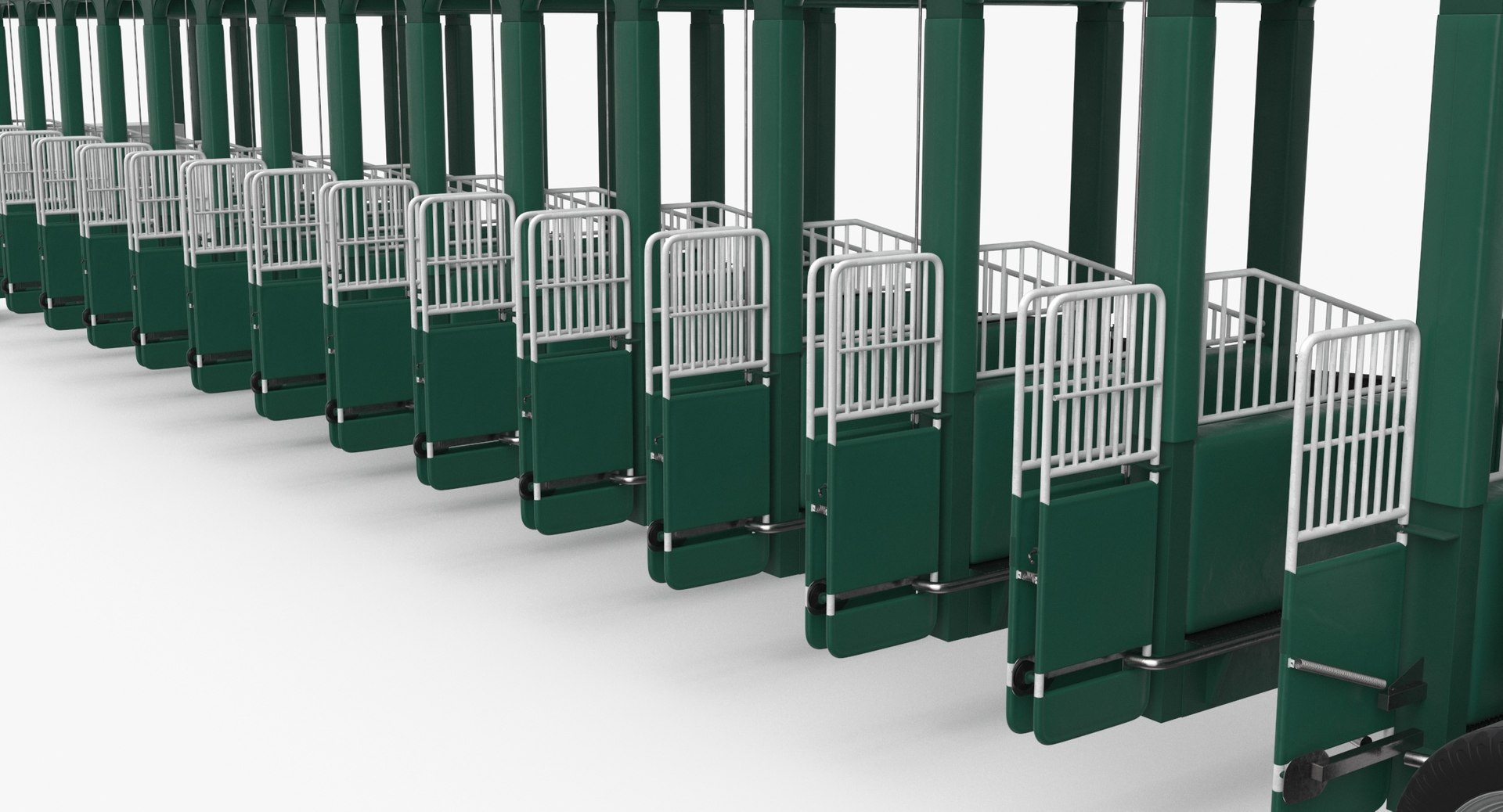 3D Horse Racing Starting Gates - TurboSquid 1631955