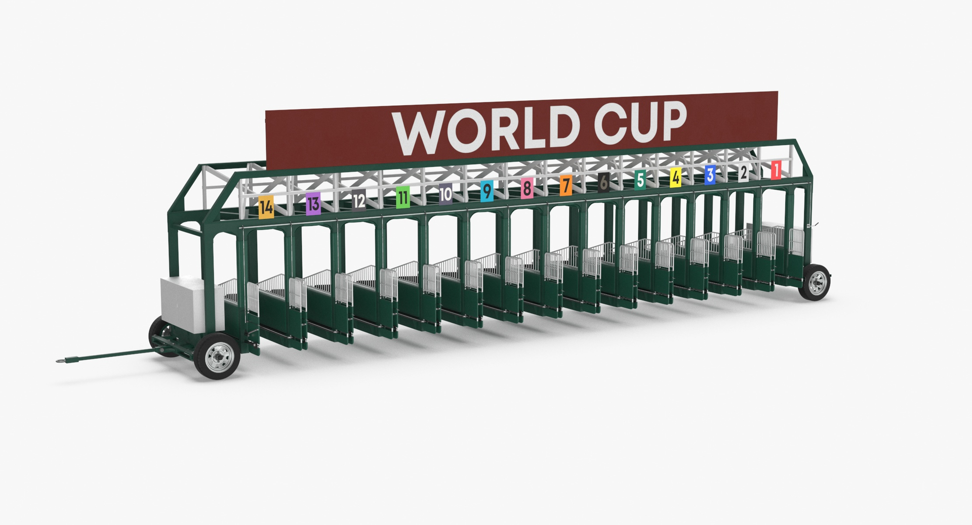 3D Horse Racing Starting Gates - TurboSquid 1631955