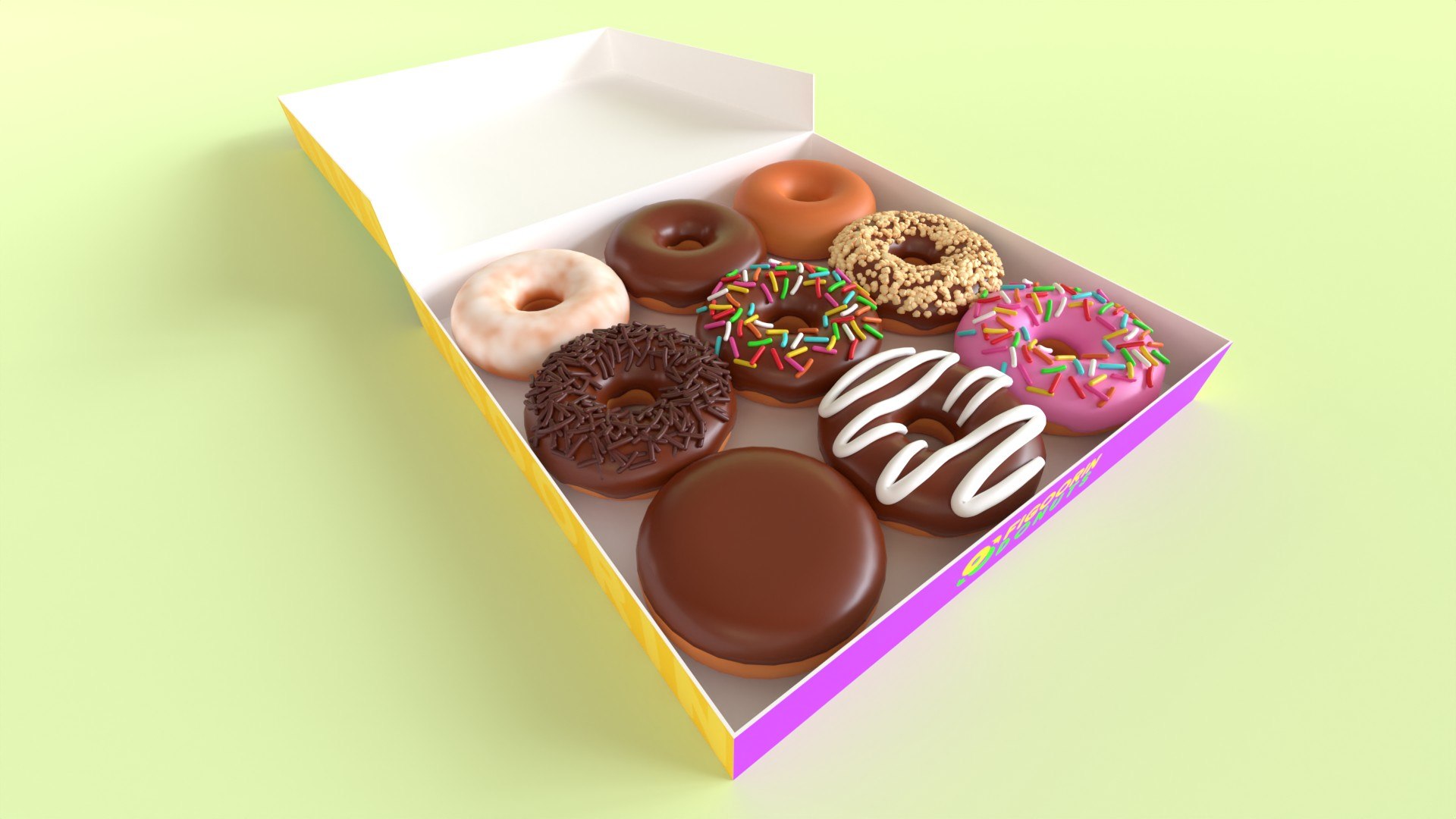 3D Donut 001 - TurboSquid 2168978