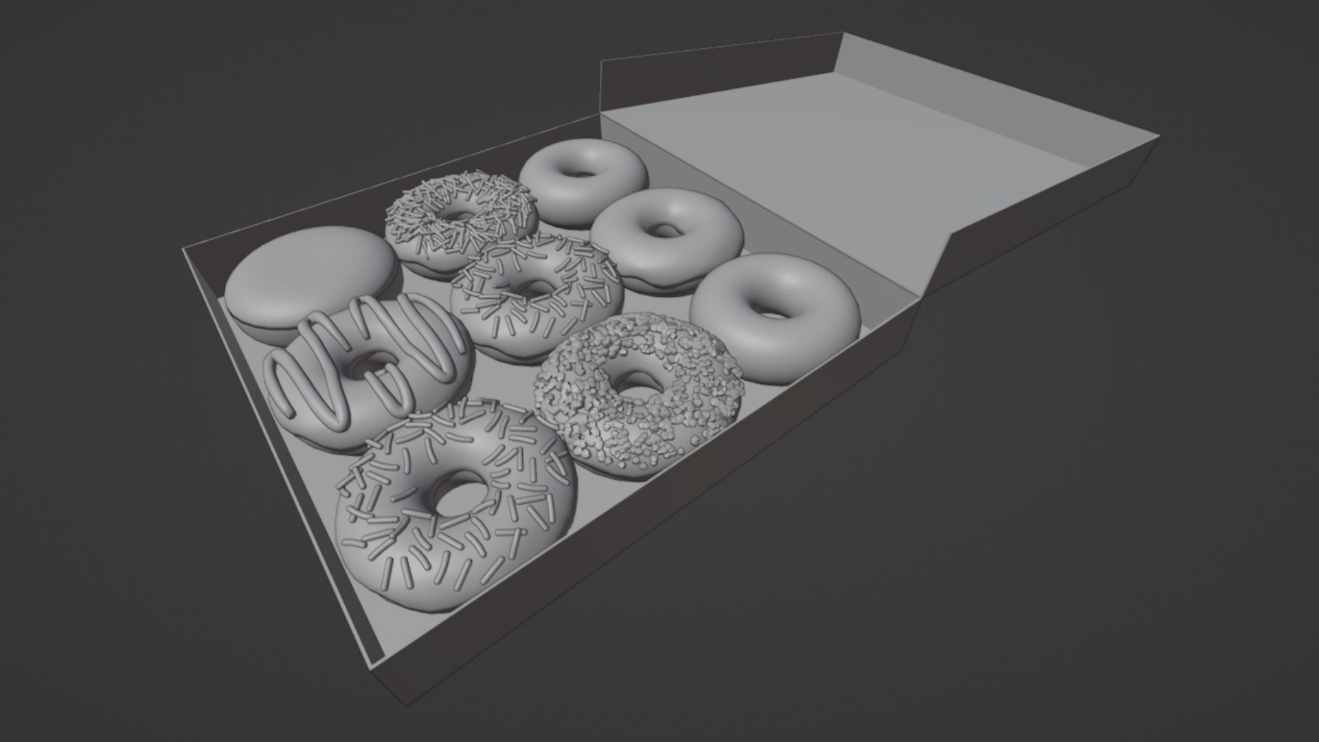 3D Donut 001 - TurboSquid 2168978