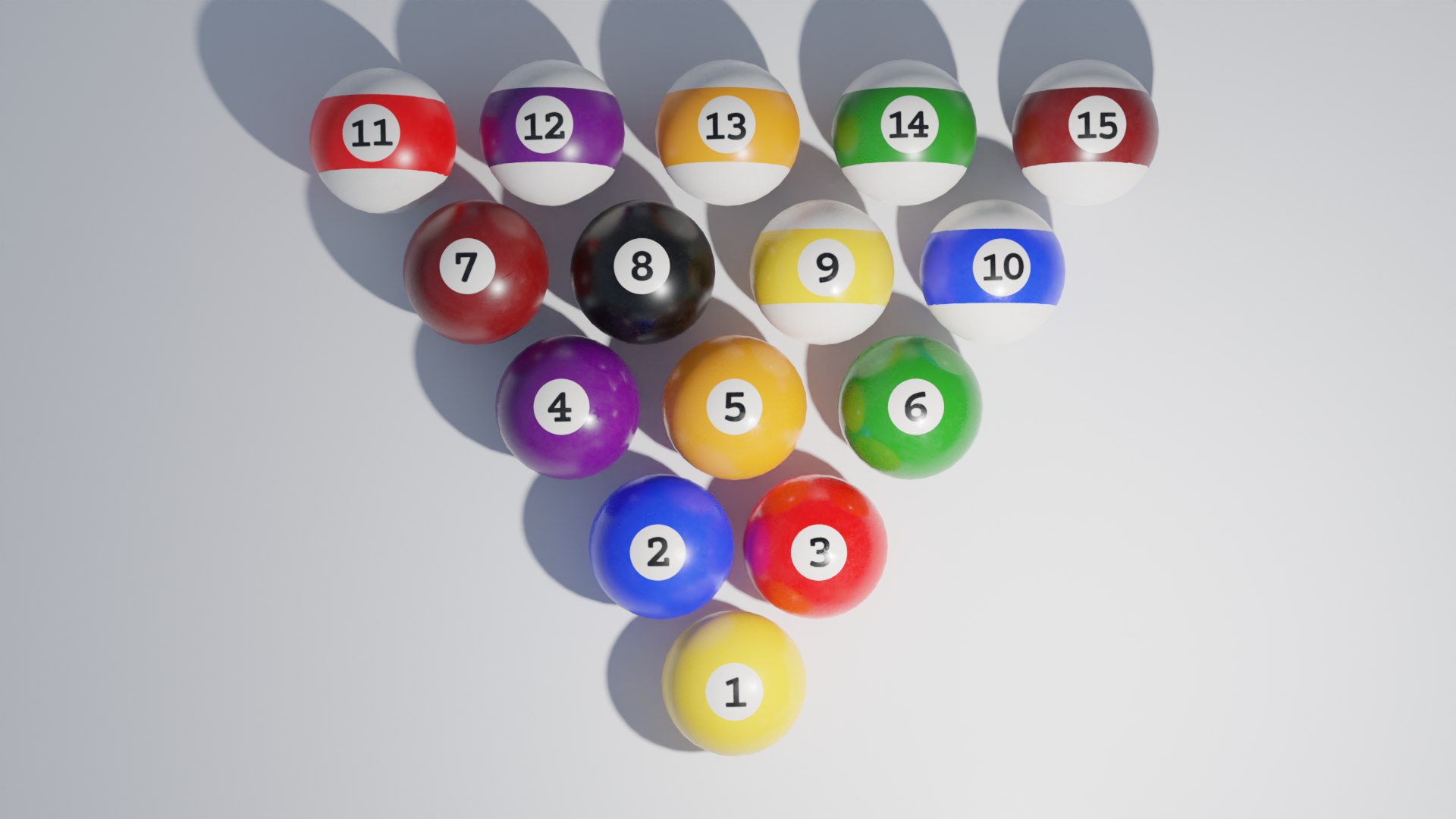 3D Realistic Cueball Set With 4K Textures Low-poly Model - TurboSquid ...