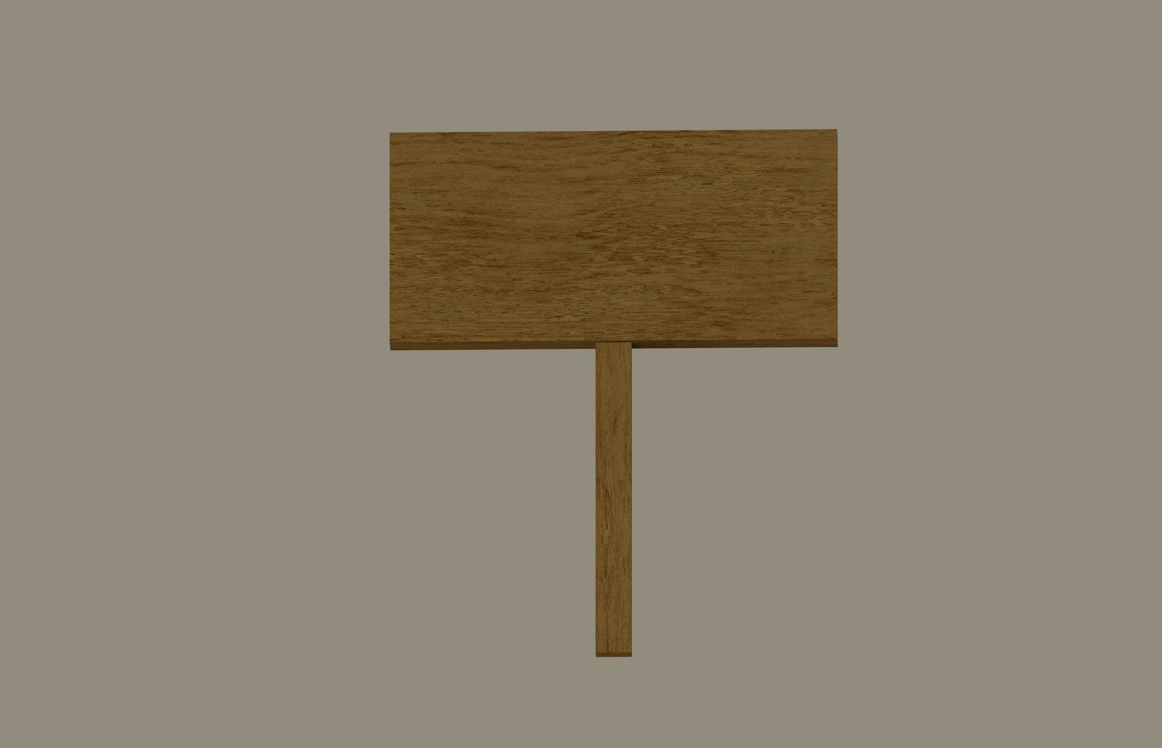 Wood Sign 3D Model - TurboSquid 2045353