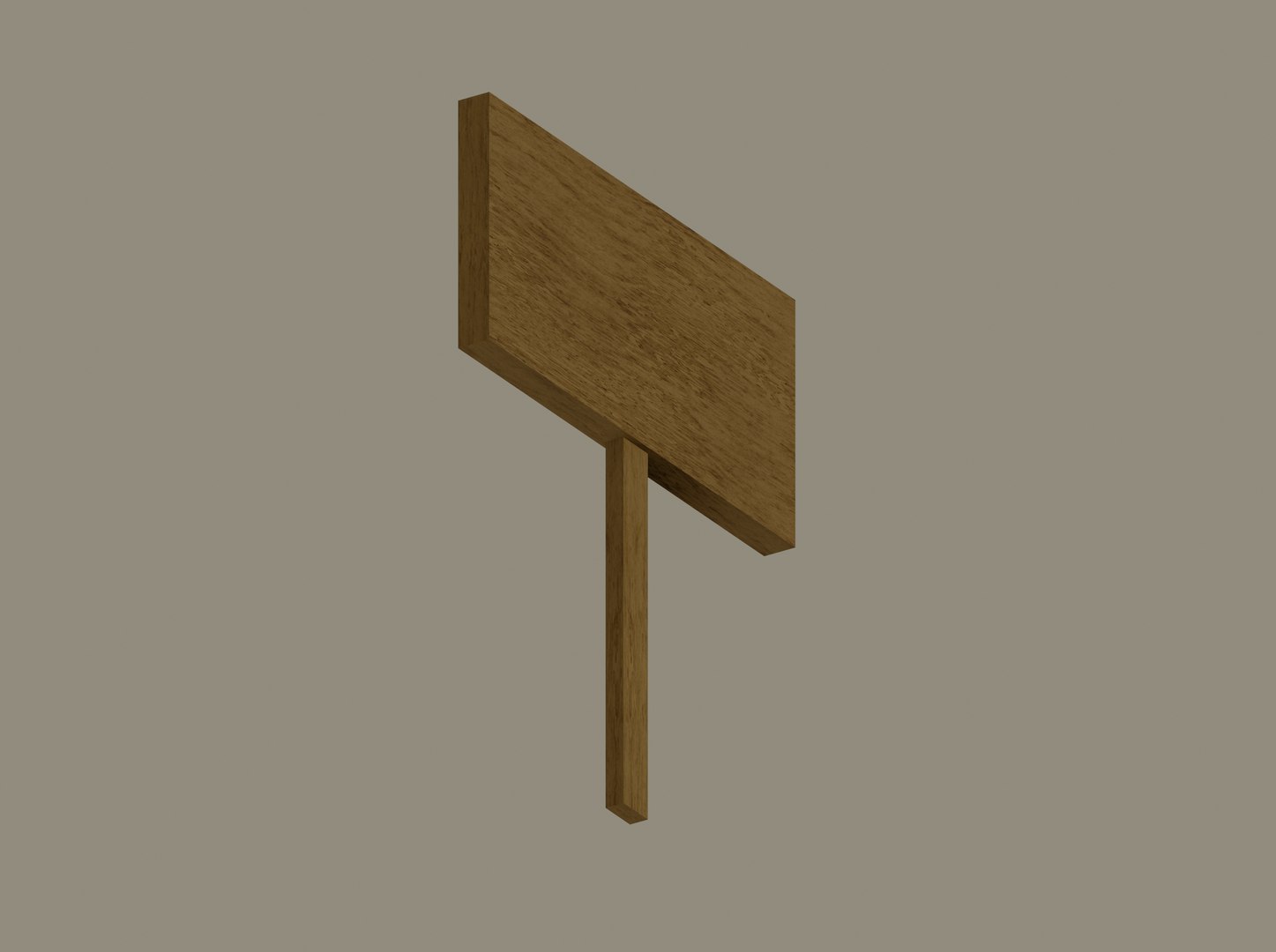 Wood Sign 3D Model - TurboSquid 2045353