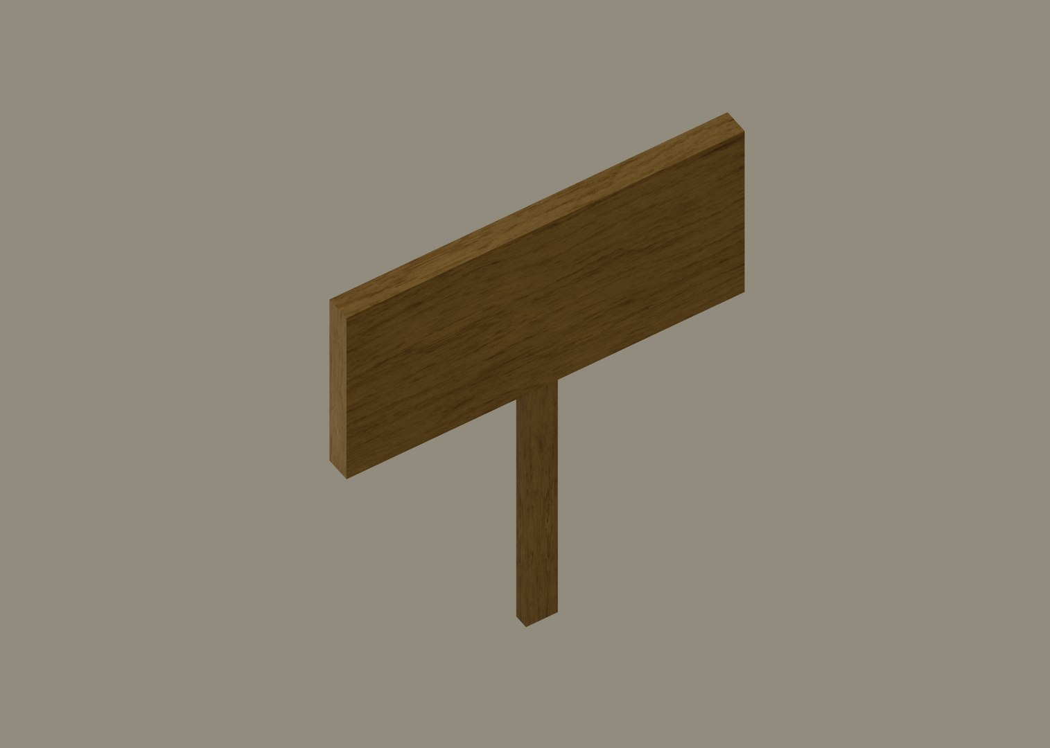 Wood Sign 3D Model - TurboSquid 2045353