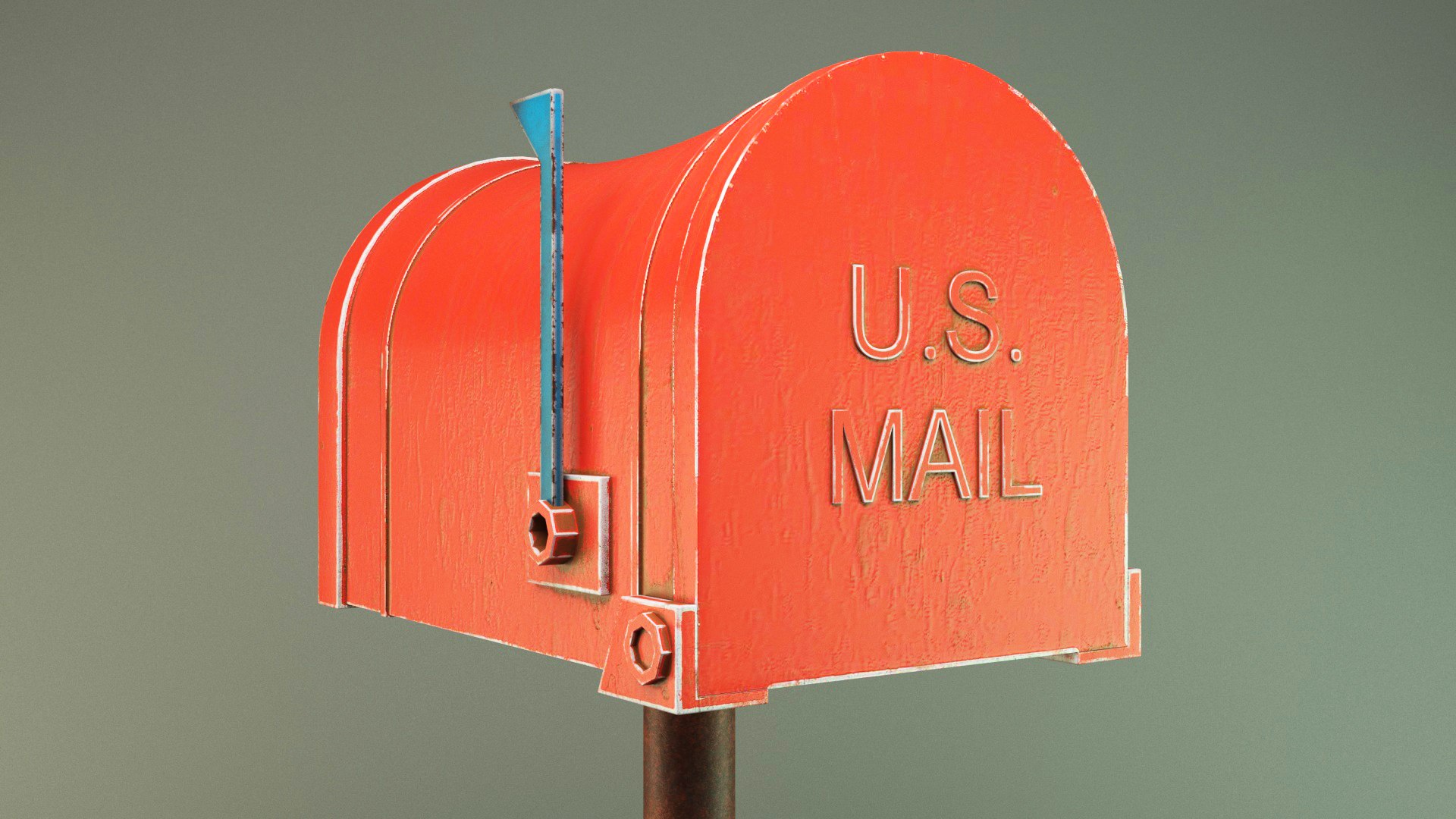 Mail Box Model - TurboSquid 1783144