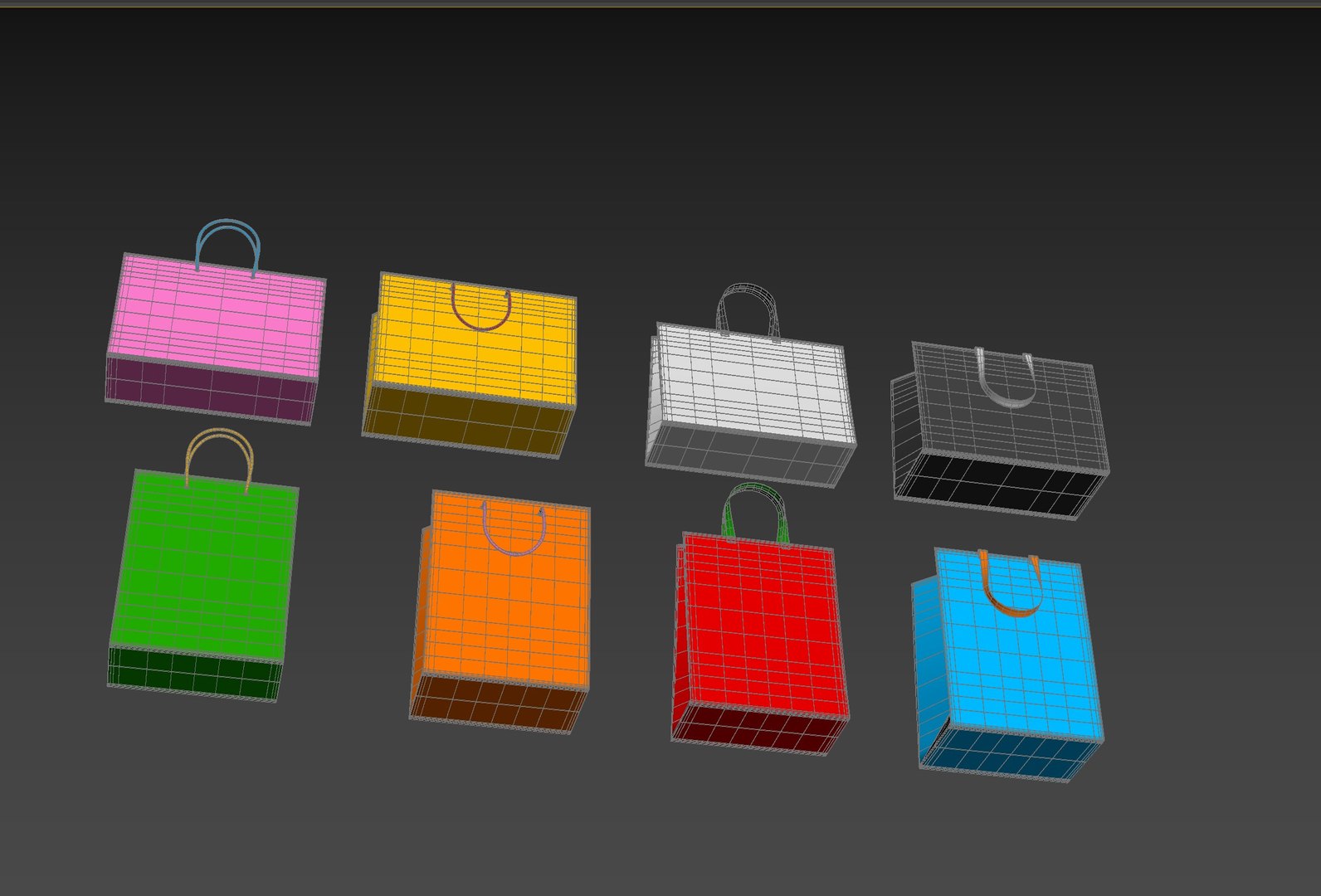Pack012 Shopping Bag 3D model - TurboSquid 2149422