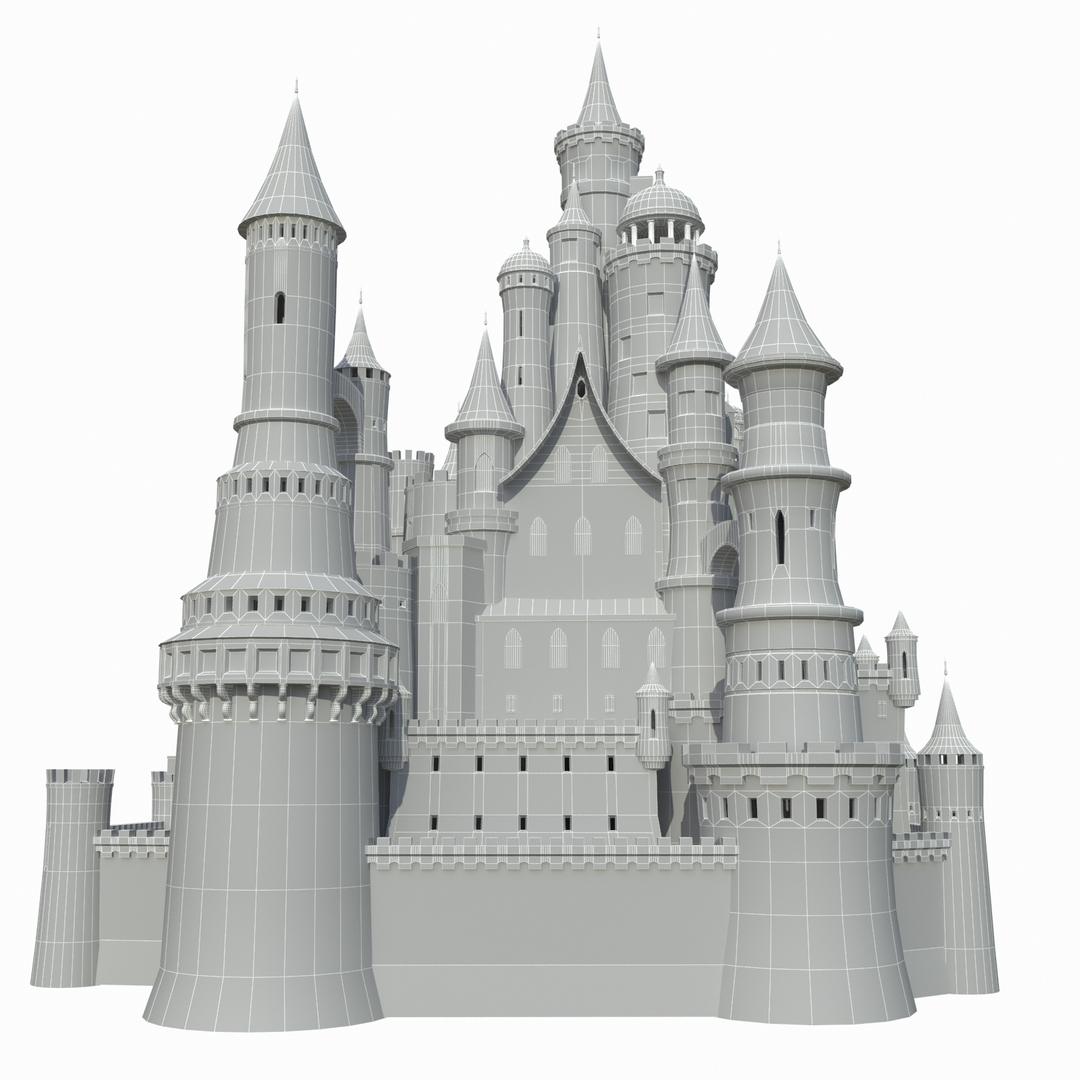 Castelo Medieval de fantasia Modelo 3D - TurboSquid 1267781