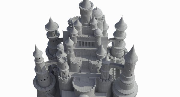 Castelo Medieval de fantasia Modelo 3D - TurboSquid 1267781