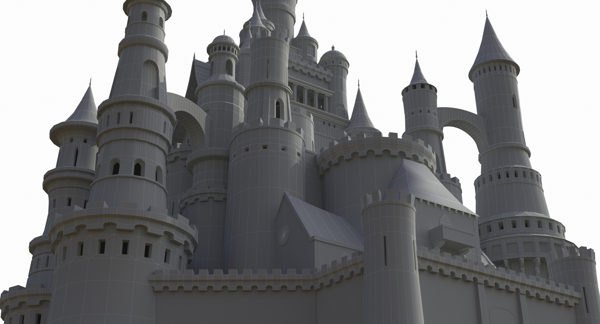 Castelo Medieval de fantasia Modelo 3D - TurboSquid 1267781
