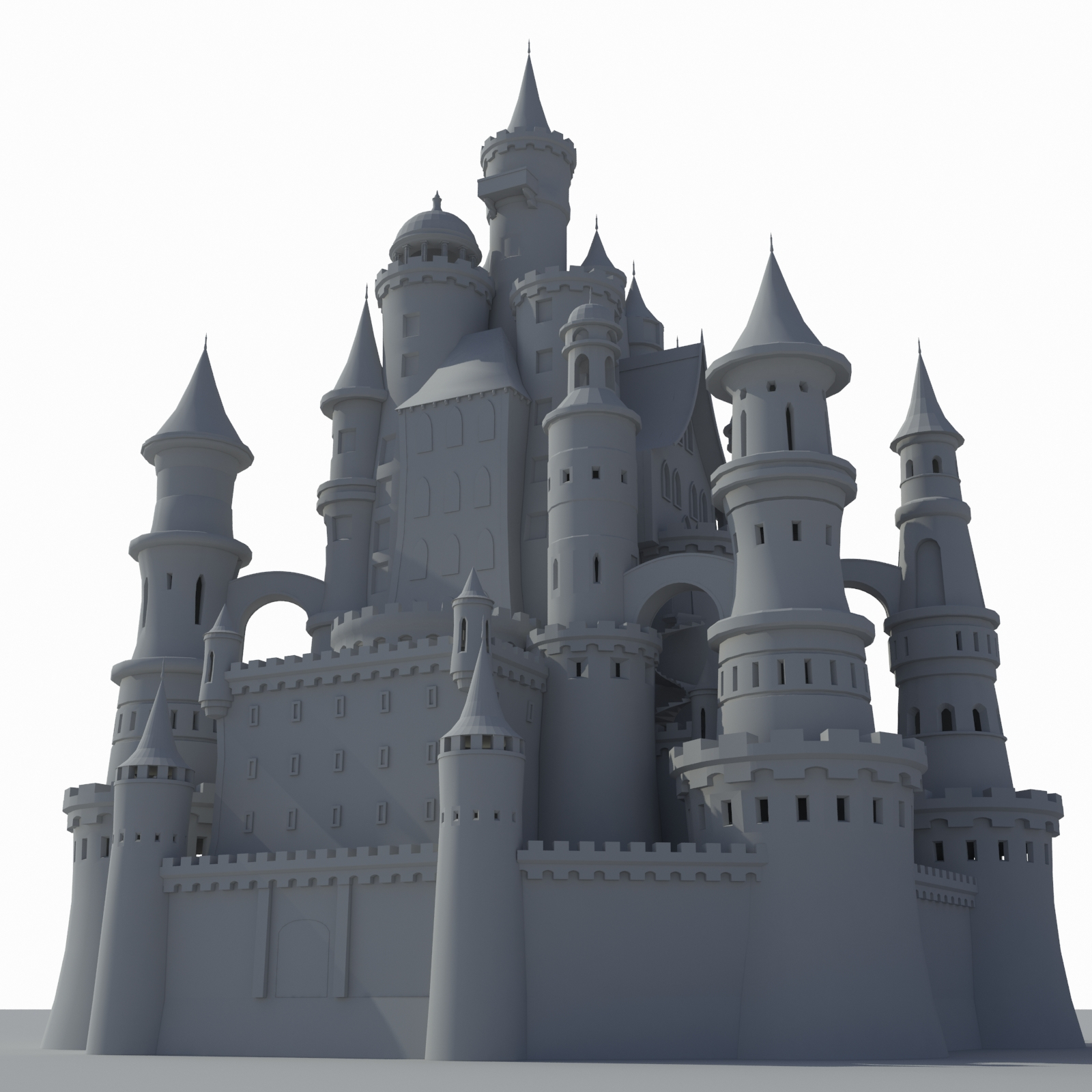 Castelo Medieval de fantasia Modelo 3D - TurboSquid 1267781