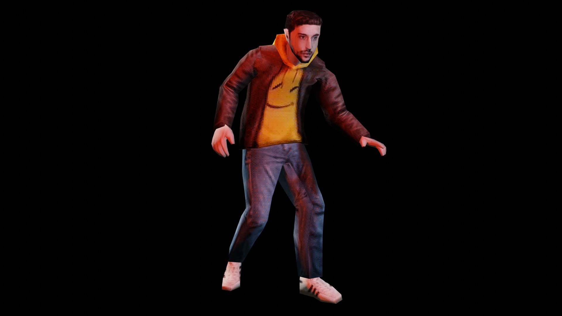 3D PSX PS1 Male Character 1 Updated Model - TurboSquid 2288691