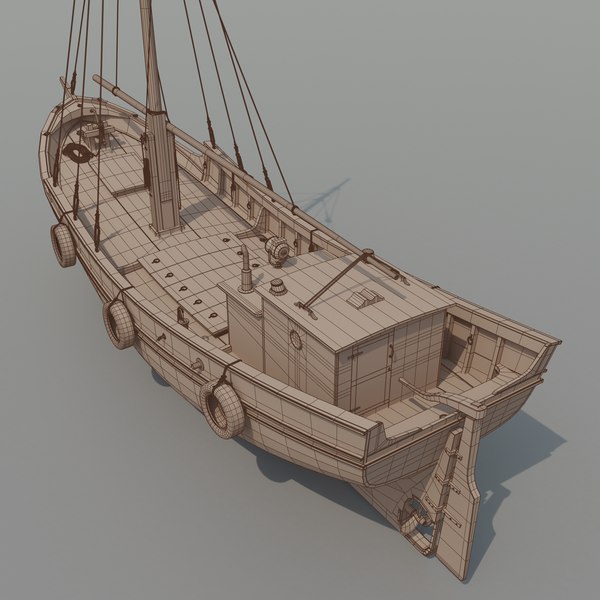 Old Turkish Boat TAKA 3D model - TurboSquid 1925628