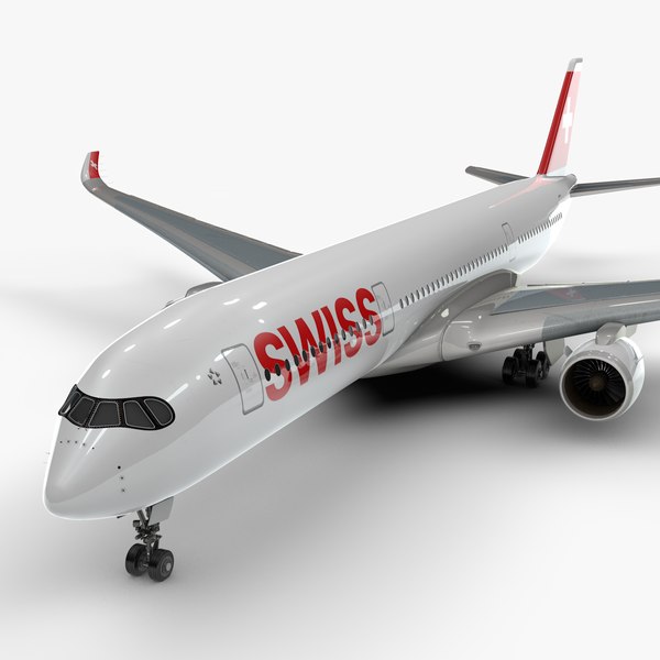 3D a350-900 swissair l1111 model - TurboSquid 1650638