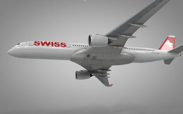 3D a350-900 swissair l1111 model - TurboSquid 1650638