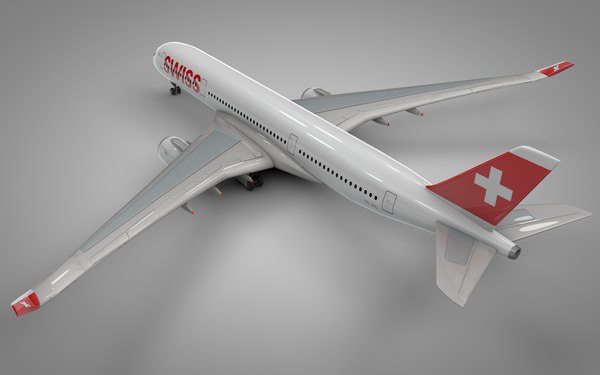 3D a350-900 swissair l1111 model - TurboSquid 1650638