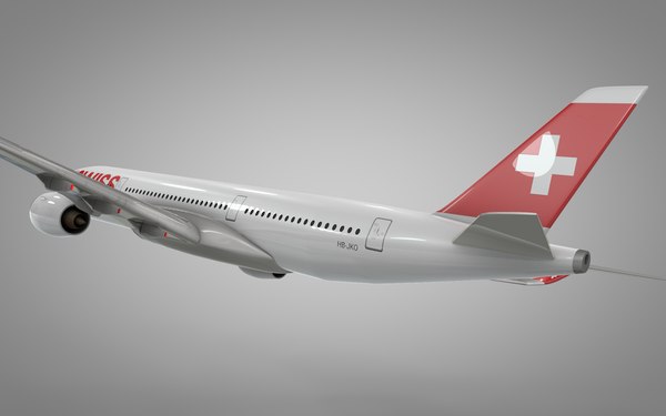 3D a350-900 swissair l1111 model - TurboSquid 1650638