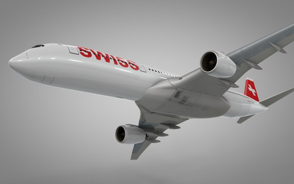 3D a350-900 swissair l1111 model - TurboSquid 1650638