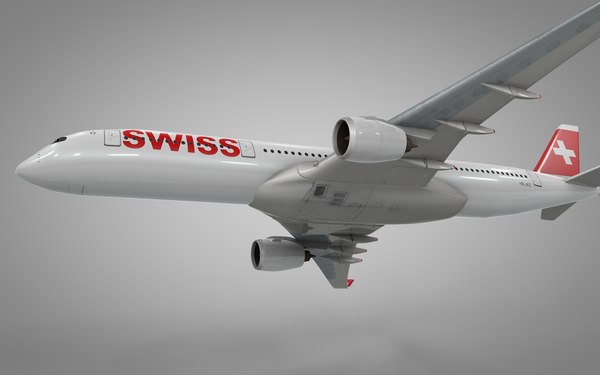 3D a350-900 swissair l1111 model - TurboSquid 1650638
