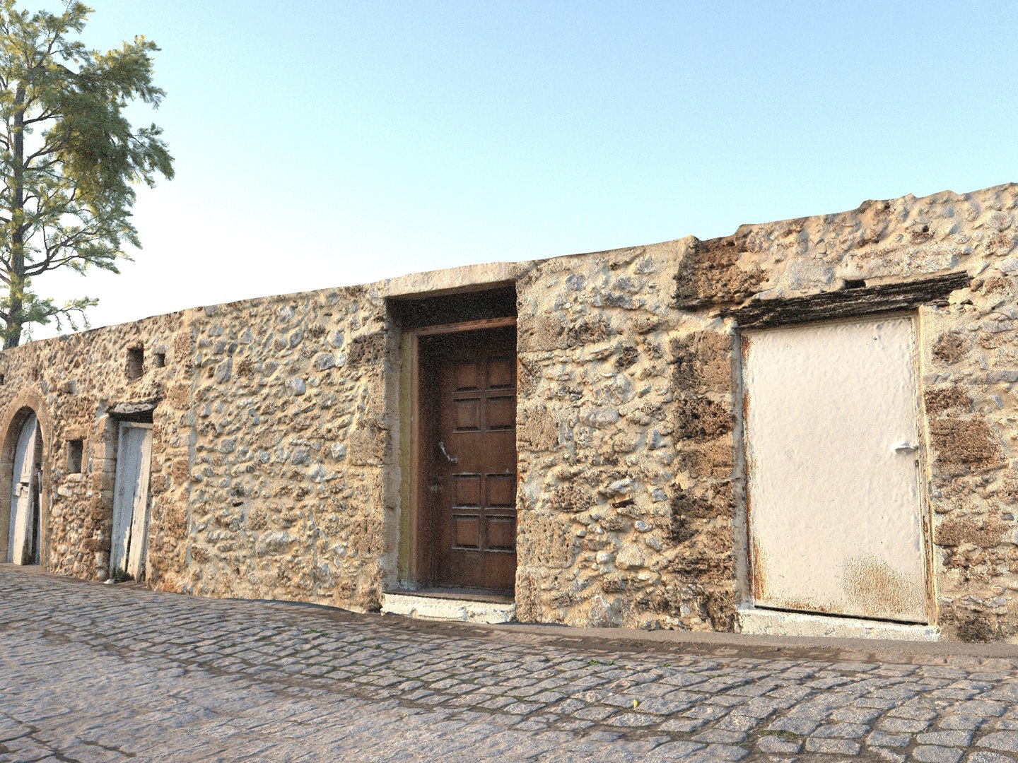 3D Greece Ancient Building Scene - TurboSquid 1980824