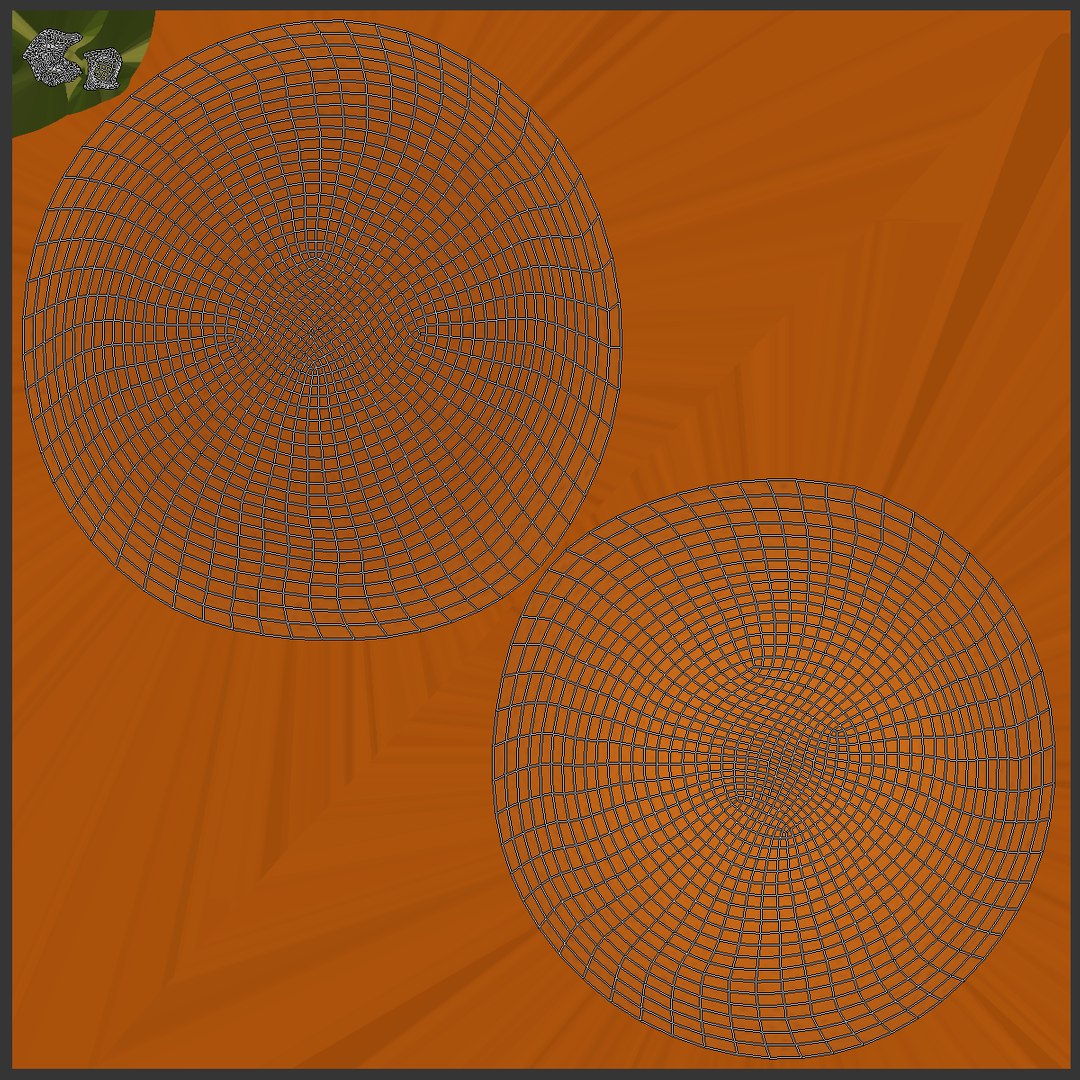 3D model realistic orange - TurboSquid 1354510