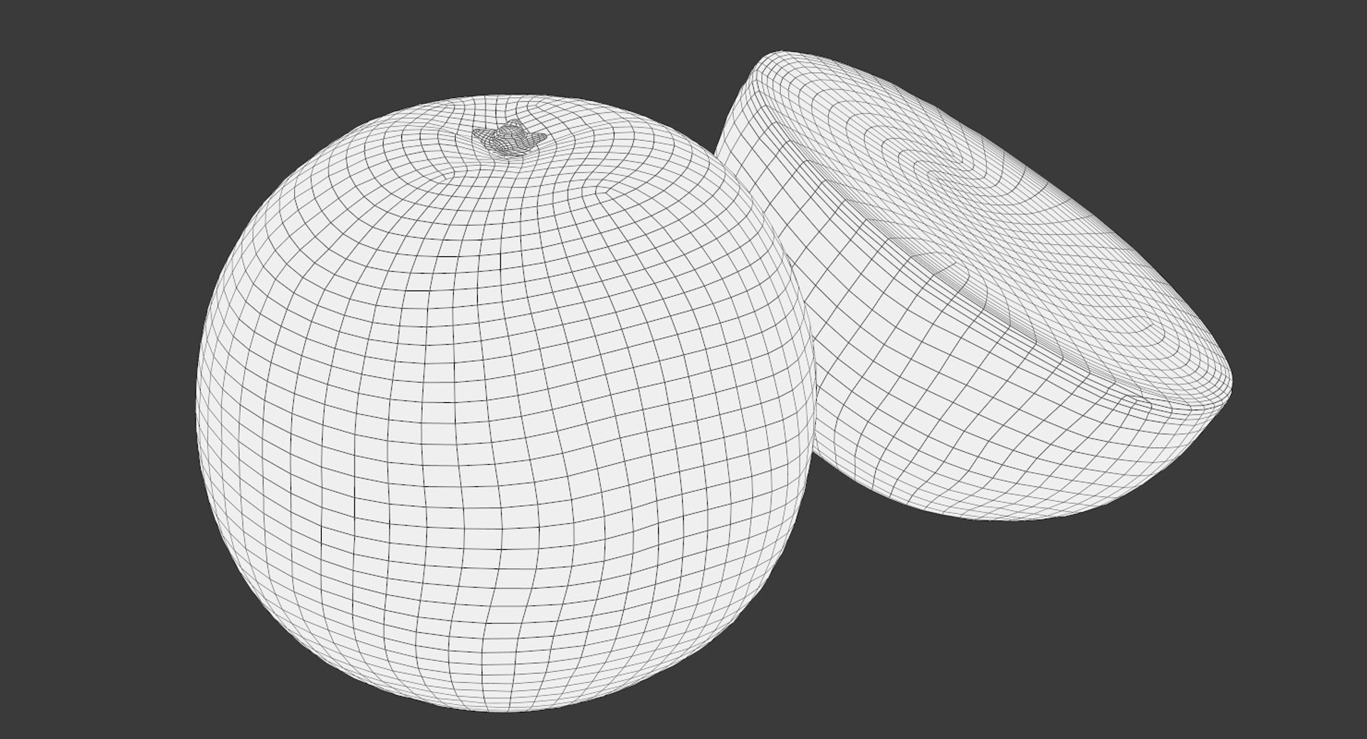 3D model realistic orange - TurboSquid 1354510