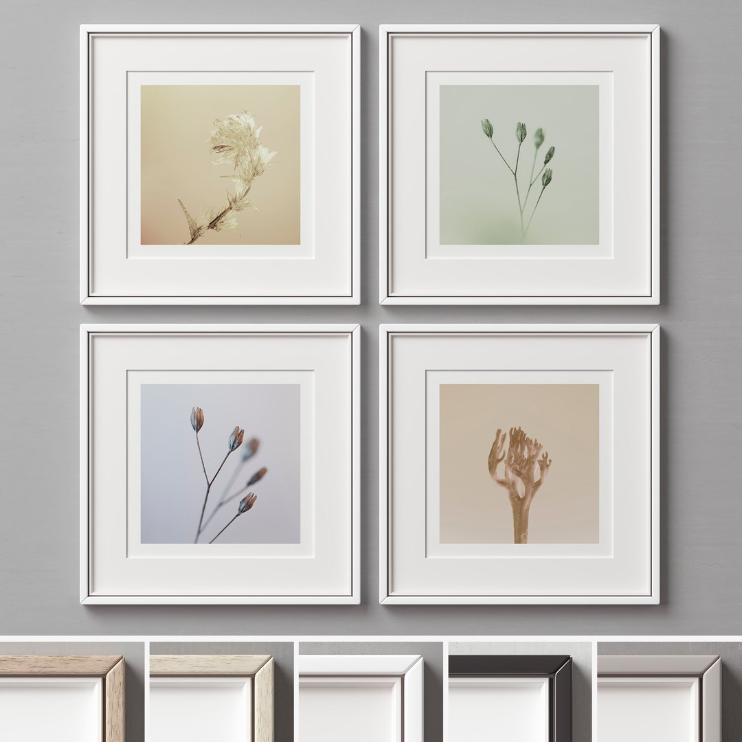 3D Picture Frames Set-519 - TurboSquid 2231745