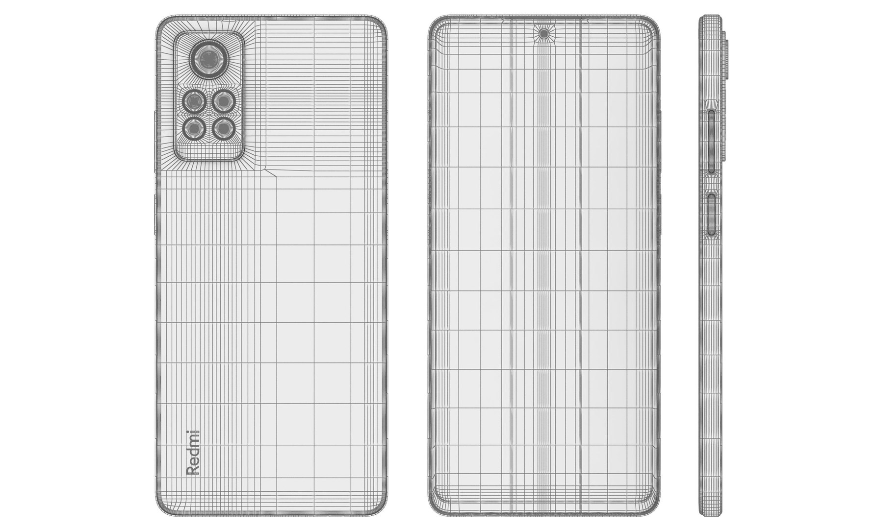 3D Model Xiaomi Redmi Note 12 Pro 4G Black - TurboSquid 2056568